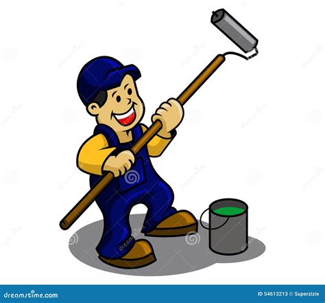 Paint boy stock vector. Illustration of colors, boys - 54613213