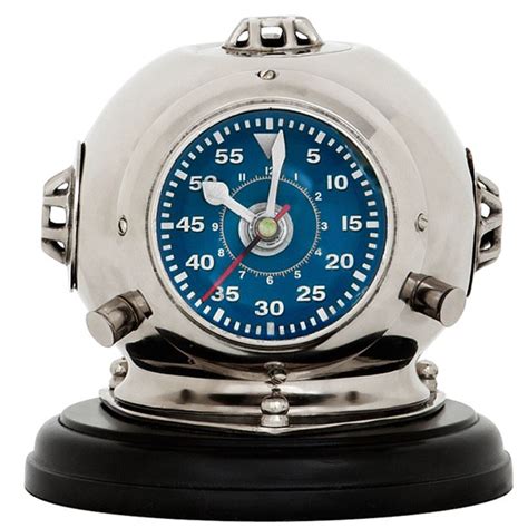 Casa Padrino designer watch dive helmet on base 18 x H. 19 cm - luxury ...