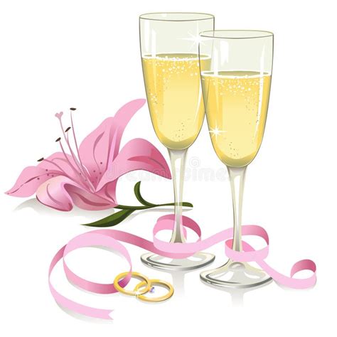 Wedding Champagne Glasses Clipart Blue Peacock Glasses Wedding Glasses