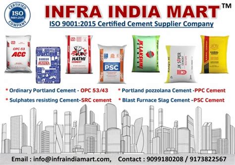 50 Kg Cement Opc Ppc Psc Srpc At ₹ 300 Bag In Ahmedabad Id