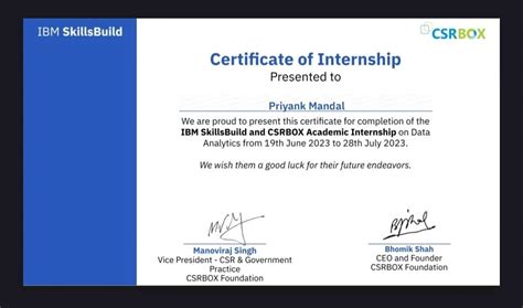 Priyank Mandal On Linkedin Hello Everyone I Am Excited To Share That