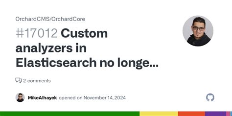 Custom Analyzers In Elasticsearch No Longer Work · Issue 17012