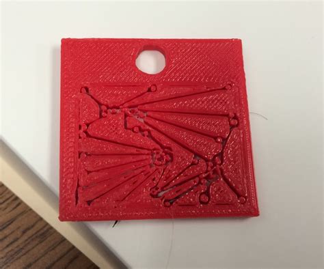 3d printed keychain 7 steps instructables