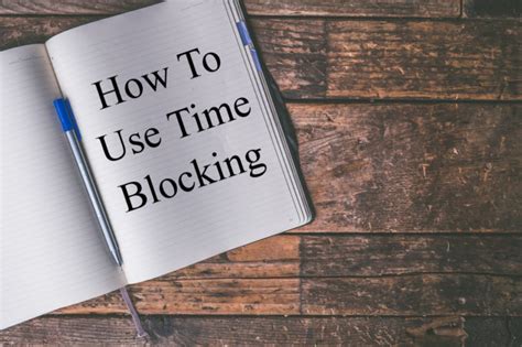 How To Use Time Blocking Productivity Academy