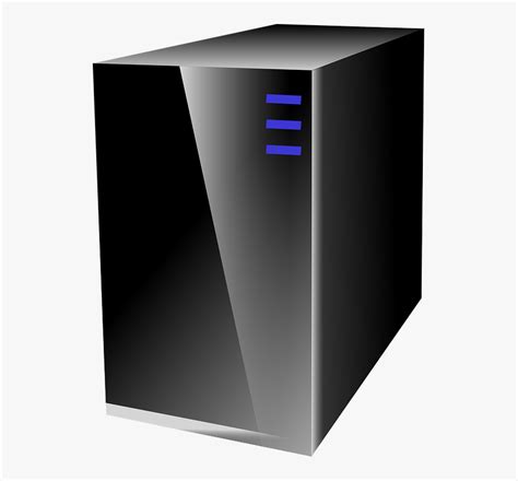 Server Computer Case Computer Pc Network Cube Flat Computer Case Hd Png Download