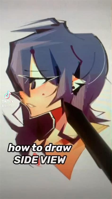 How To Draw Side View Hh3vc Drawing Sketch Digitalart Anime