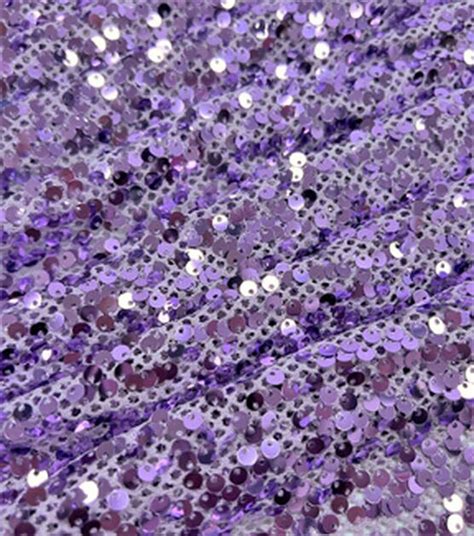 Purple Crochet Knit Sequin Fabric Joann