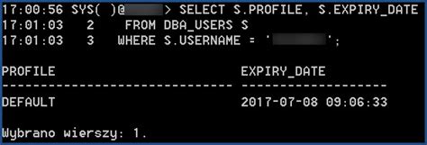 Hasło wygasło ora dba pl Programowanie PL SQL Oracle Forms Reports