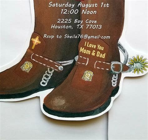 Aggie Corps Of Cadets Senior Boots Invitationannouncement Card With