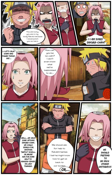 Narutosakura Body Swap Whats Next P2 By Gwyndolin115 On Deviantart