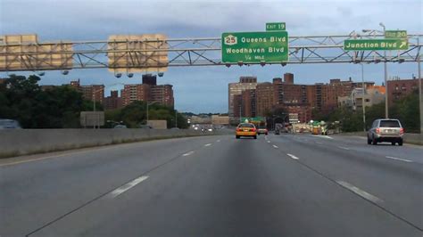 Long Island Expressway Interstate 495 Exits 22 To 17 Westbound Youtube