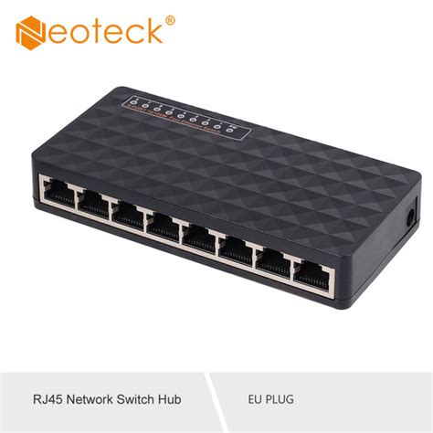 Neoteck 8 พอร์ตสำหรับ Gigabit Mini Switch Ethernet สำหรับ Netzwerk Dsl