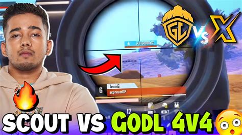 Tx Vs Godl 🚀🔥 Scout Vs Godl 🥵 Youtube