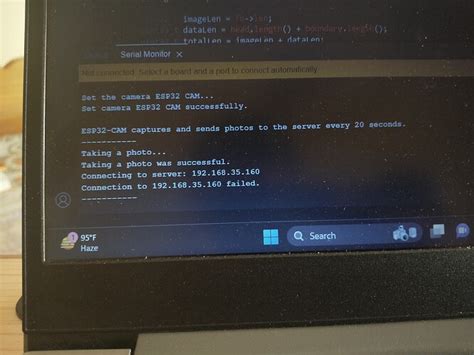 Esp32 Camera Not Connecting To My Server Programming Arduino Forum