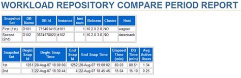Oracles Transportable Automatic Workload Repository Database Journal