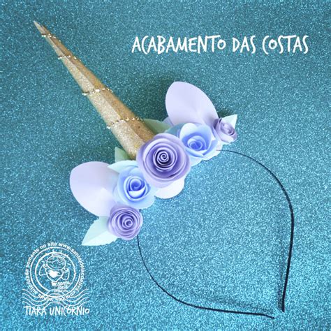 TIARA UNICÓRNIO SANTA IDEIA Carnaval Santa ideia Criativa
