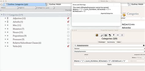 Error Warning Display Expression Cant Be Parsed Agents Actions And Automation Tinderbox