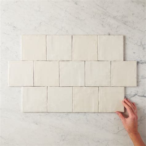 Newport Gloss Bone Mixed Square Tile Tilecloud