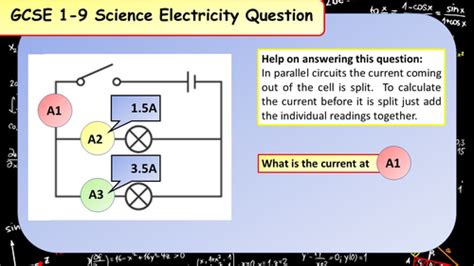 101 Ks4 Gcse Physics Science Electricity Questions Teaching Resources