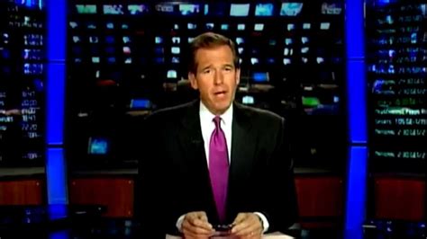 Brian Williams First Broadcast As Anchor Of Nbc Nightly News Youtube