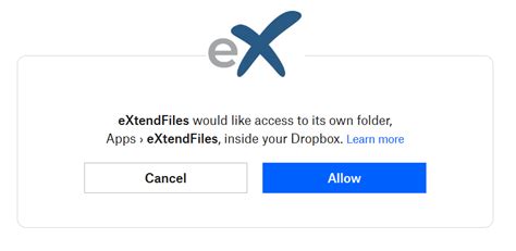 Configure Extendfiles For Storage With Dropbox Extendknowledge