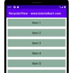 Android Recyclerview Tutorial In Kotlin