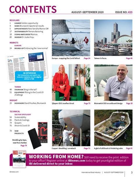 Inside This Issue Of IBI Article International Boat Industry