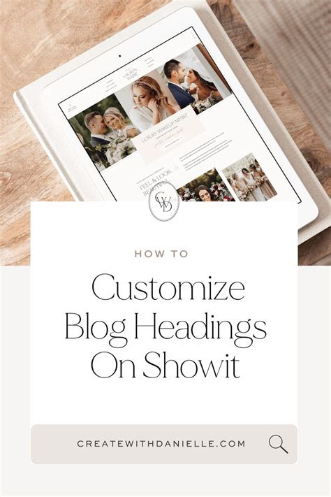 Customize Your Showit Blog Headings With CSS