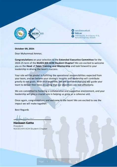 Muhammad Ammar Kaboolio On Linkedin Leadership Mentorship Training Acm Fastnuces