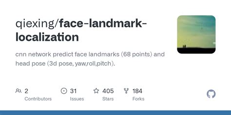 Github Qiexingface Landmark Localization Cnn Network Predict Face