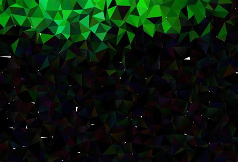 Light Green Red Vector Shining Triangular Template 13116404 Vector