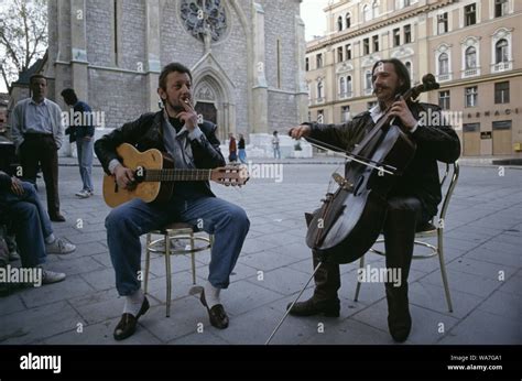 11th May 1993 During The Siege Of Sarajevo The Cellist Of Sarajevo Vedran Smailović