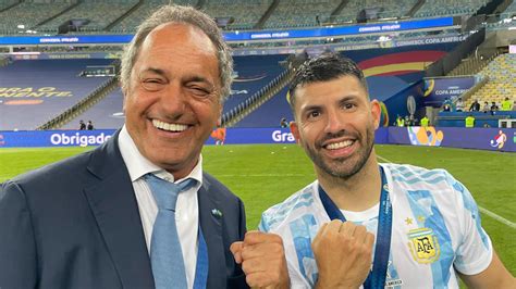 Daniel Scioli Celebró El Campeonato De La Selección En El Maracaná Y