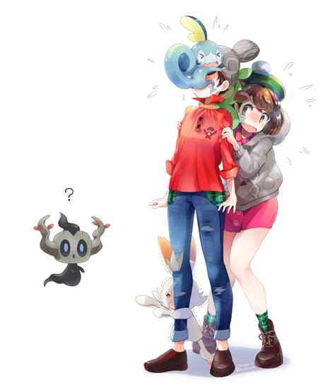 Gloria Scorbunny Sobble Victor Grookey And 1 More Pokemon And 1