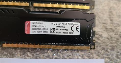 16 Gb 2 Kits Of 8 Hyperx Fury Ddr3 Ram Album On Imgur