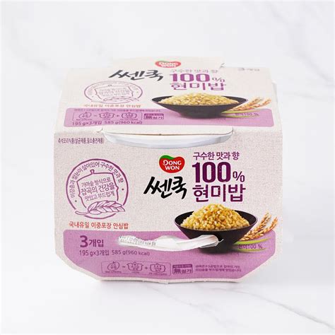 동원 양반 쎈쿡 발아현미밥 메가마트몰