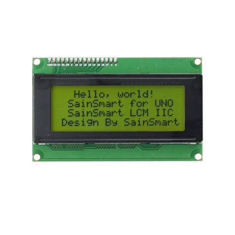 Sainsmart Iic I C Twi Serial X Yellow Lcd Module Shield For