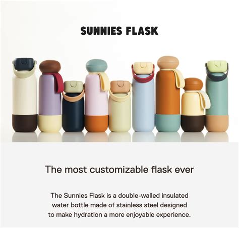 Sunnies Flask 25oz Bottle Customizable Insulated Water Tumbler For Hot