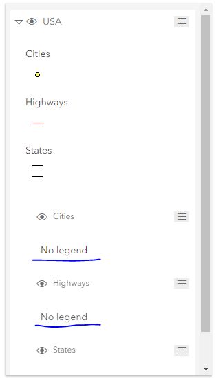 Solved Display Layerlist With Legend Using A Mapimagelaye Esri