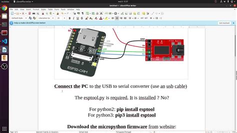 Install Micropython Esp32 Cam Youtube
