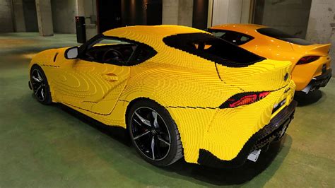 Life-sized Lego Toyota Supra can be driven - SlashGear