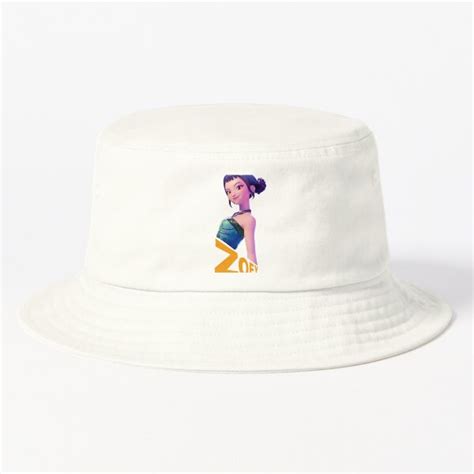 Zoey Huntrix Kpop Demon Hunters Bucket Hat For Sale By Finearraydesign Redbubble