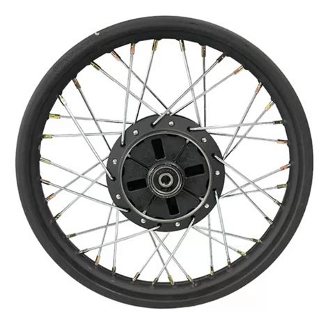 Llanta Trasera Original Gilera Smash 110 Base Negra De Rayos