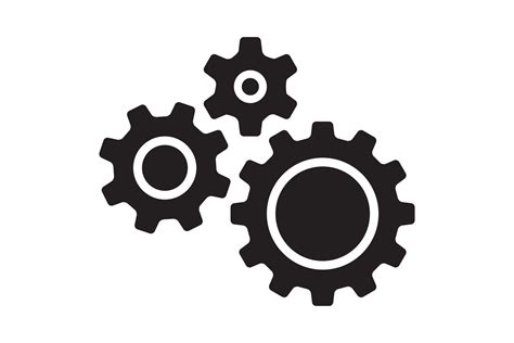 Vector De Icono De Configuración Con Elemento De Engranaje De Engranaje