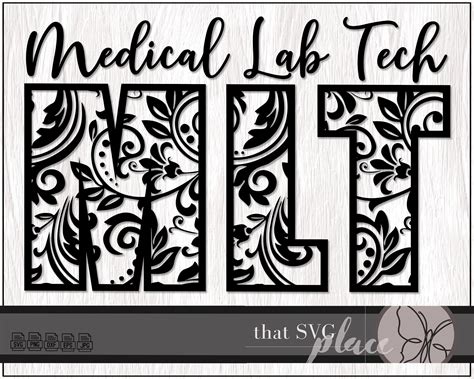 Lab Tech Svg Mlt Svg Laboratory Technologist Svg Eps Png Etsy