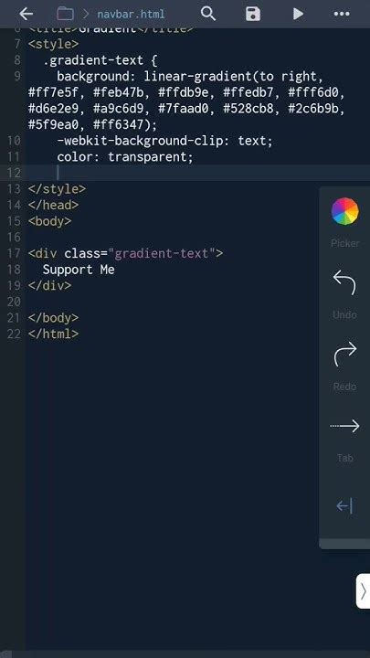 gradient text css tutorial learn css html trending viral shorts