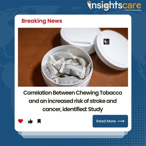 Insights Care On Linkedin Correlation Between Chewing Tobacco And An