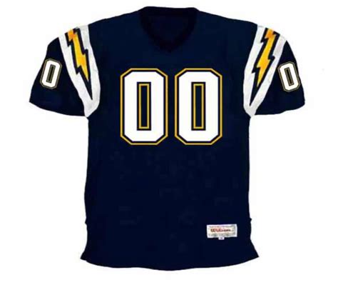 Any Name And Number San Diego Chargers 1980s Nfl Mitchell And Ness Jersey