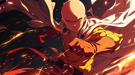 One Punch Man Saitama Hero For Fun Desktop Wallpaper