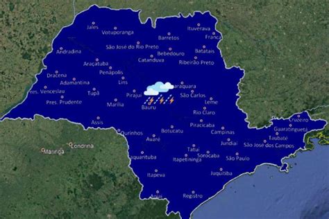 Nova Frente Fria Em Bauru Deve Trazer Chuvas Até Segunda Feira